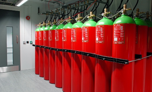Pemasangan Inert Gas Fire Suppression System