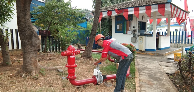 Pemasangan Fire Hydrant System di Kawasan Industri Pulogadung